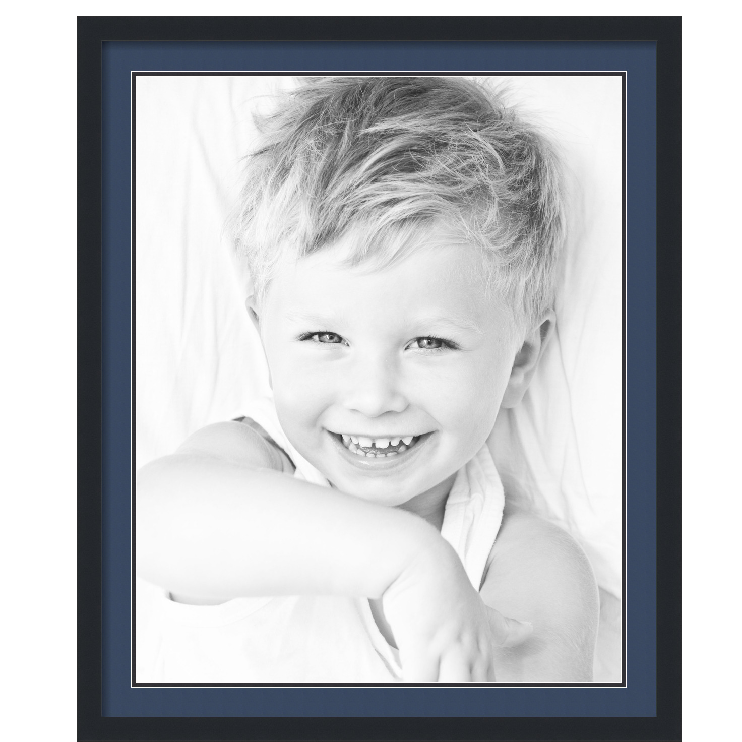 ArtToFrames Matted 28x34 Black Picture Frame With 2 Double Mat 24x30 ArtToFrames Matted 28x34 Black Picture Frame With 2 Double Mat 24x30