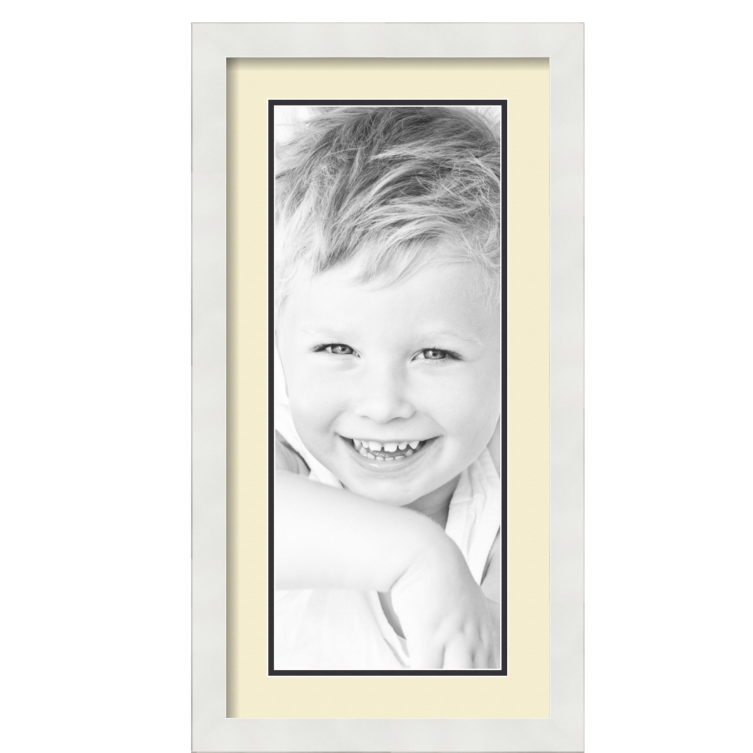 ArtToFrames Matted 12x24 White Picture Frame With 2 Double Mat 8x20 arttoframes-matted-12x24-white-picture-frame-with-2-double-mat-8x20
